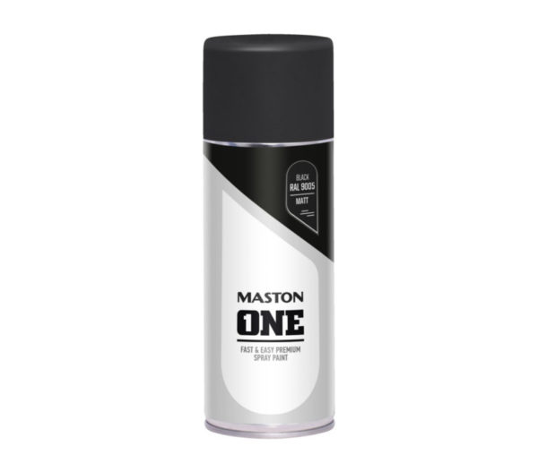 SPRAYMAALI ONE MATTA MUSTA - Ysirauta