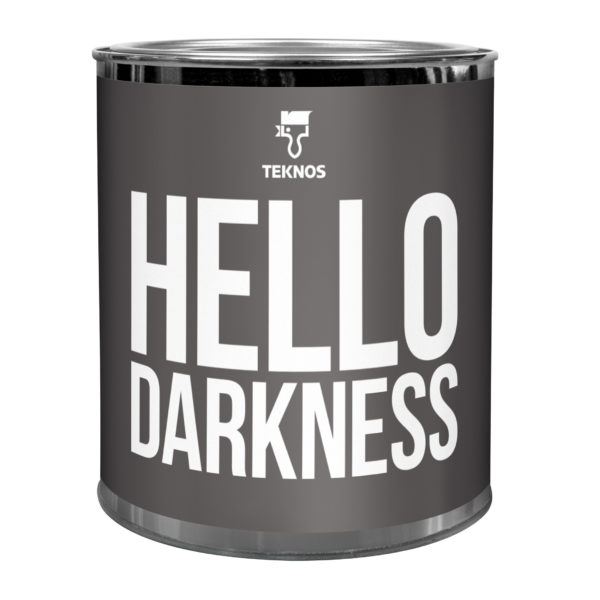 MINIVÄRIPURKKI HELLO DARKNESS - Ysirauta